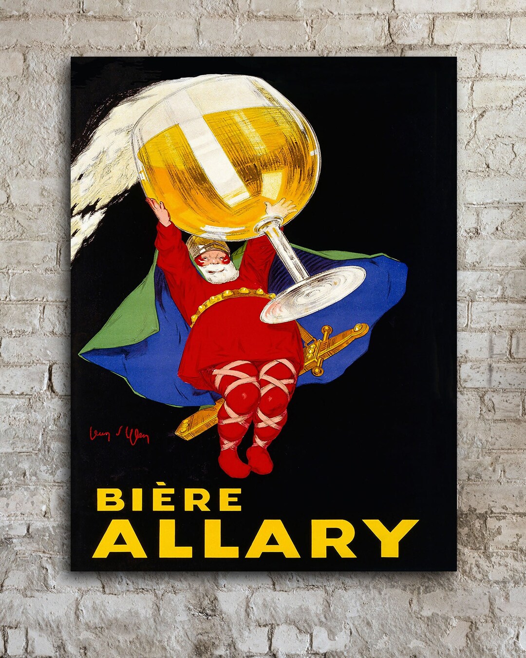 OVERSIZED Canvas Advertising Poster Large Beer Poster Biere - Etsy