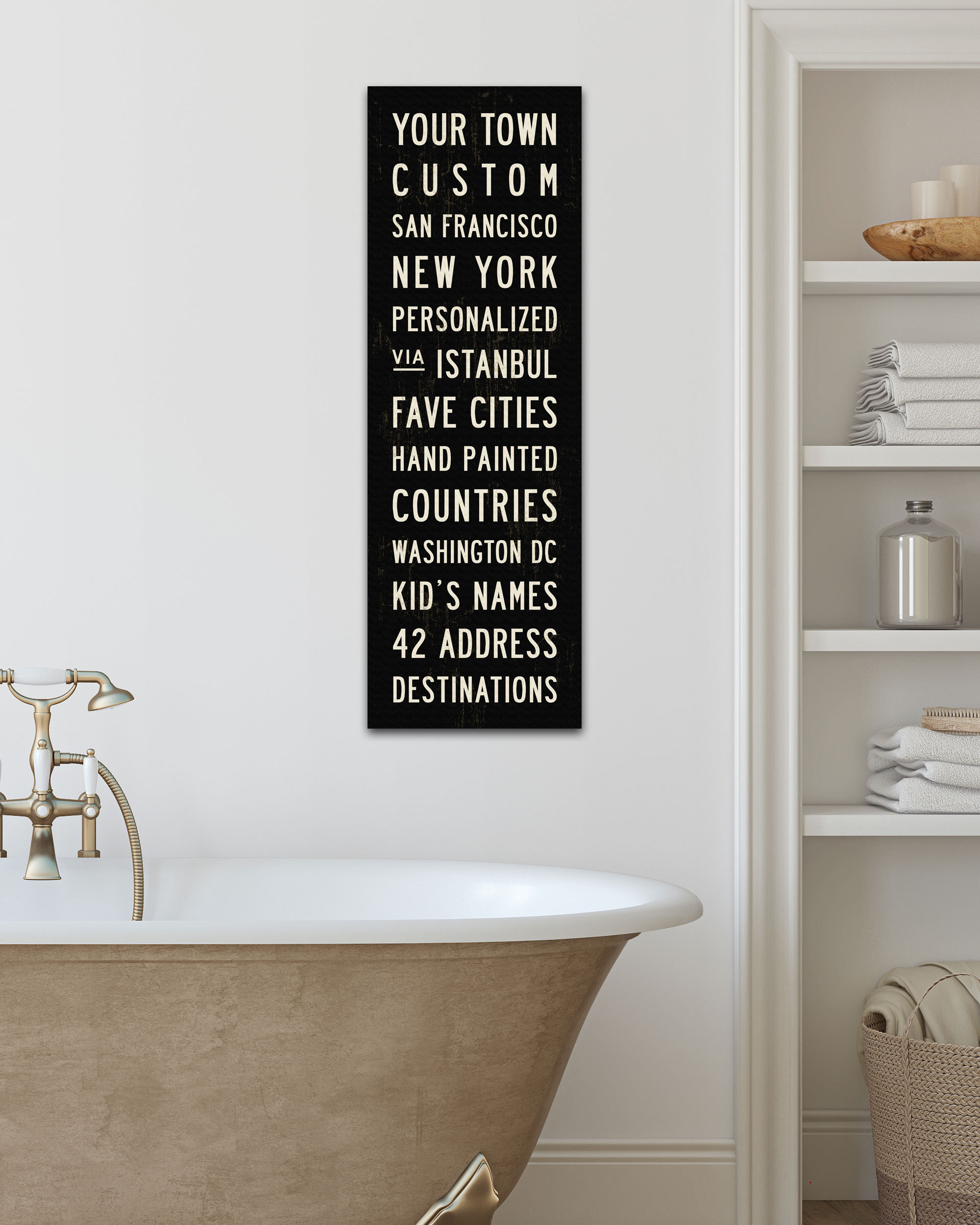 CUSTOM Subway Sign Art, Custom Wall Art, Personalized Subway Art ...