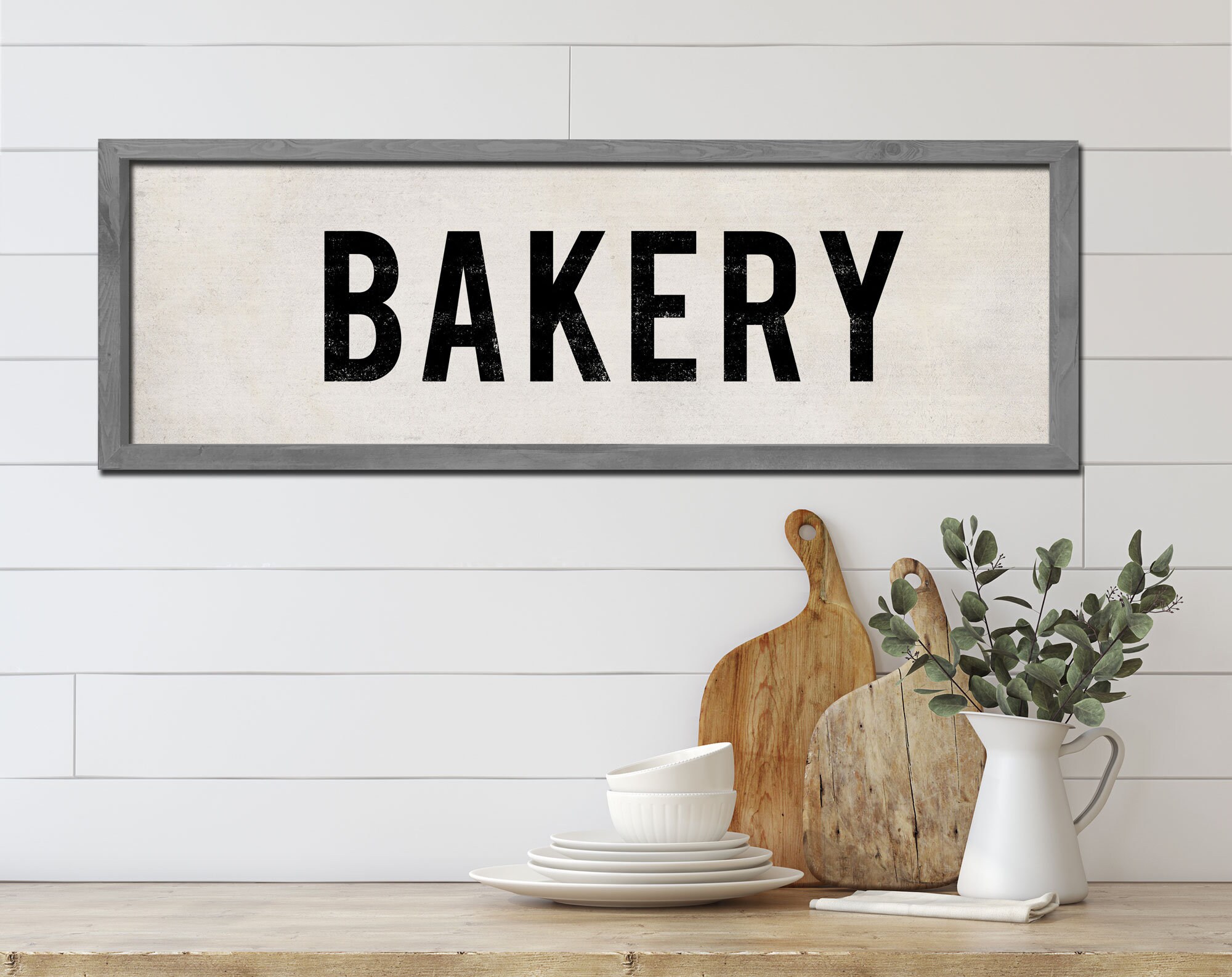 BAKERY Sign Painted Kitchen Sign Farmhouse Decor Country | Etsy