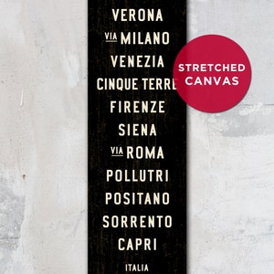 SMALL ITALY Subway Art, Italian Decor, Tuscan Wall Decor, Subway Sign ...