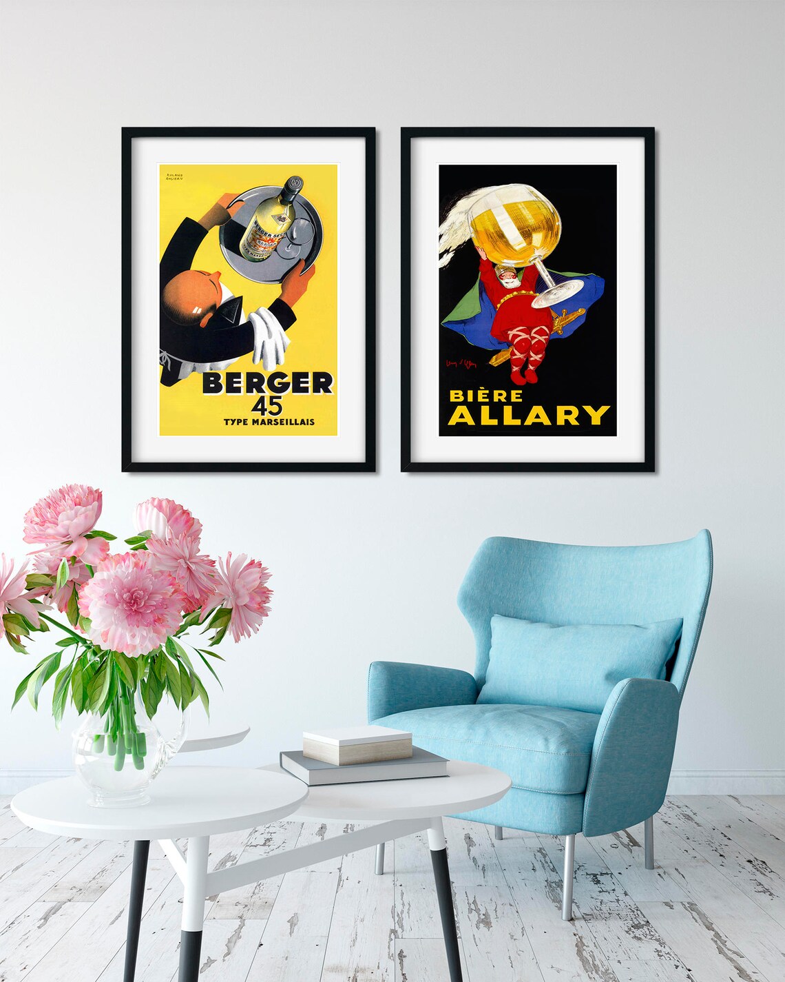 VINTAGE Beer Poster Biere Allary Art Deco Print French | Etsy