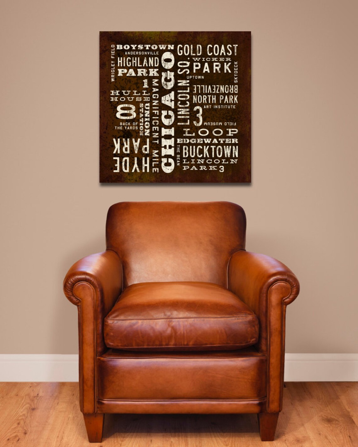 CHICAGO Wall Art Subway Art Sign Chicago Poster City Art | Etsy