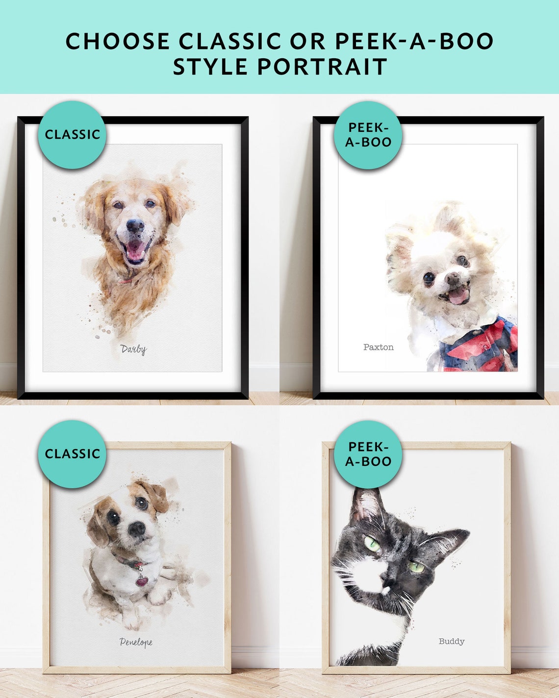 CUSTOM DOG Portrait | Dog Art, Pet Portrait, Pet Memorial, Dog Art ...