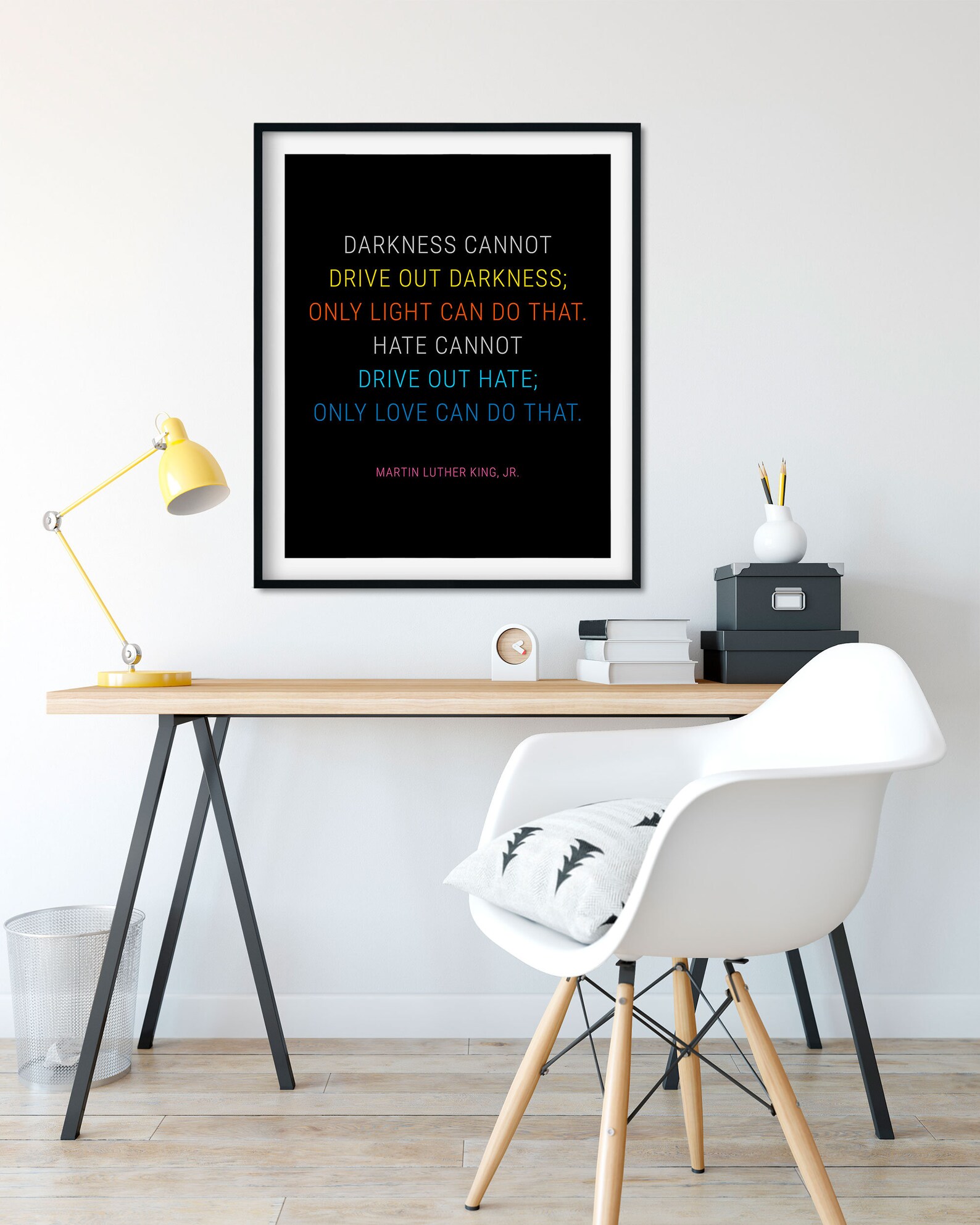 MARTIN LUTHER King, Jr. Quote, Anti-racism Poster, Inspirational Quote ...