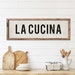LA CUCINA Sign, Italian Kitchen Decor, Wood Kitchen Signs, Tuscan ...