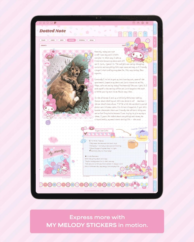 OFFICIALLY LICENSED My Melody Animated Stickers - Etsy New Zealand