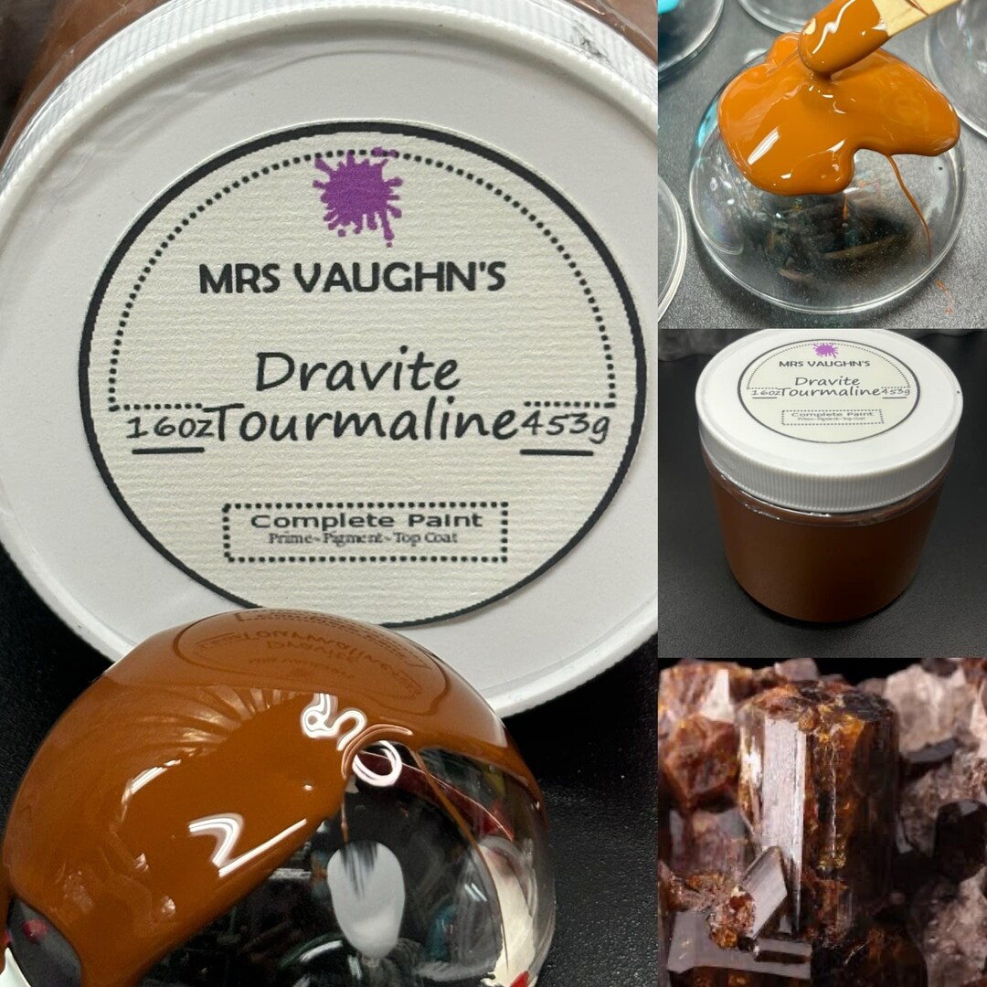 Mrs. Vaughn's Complete Mineral Paint Color Dravite Tourmaline - Etsy