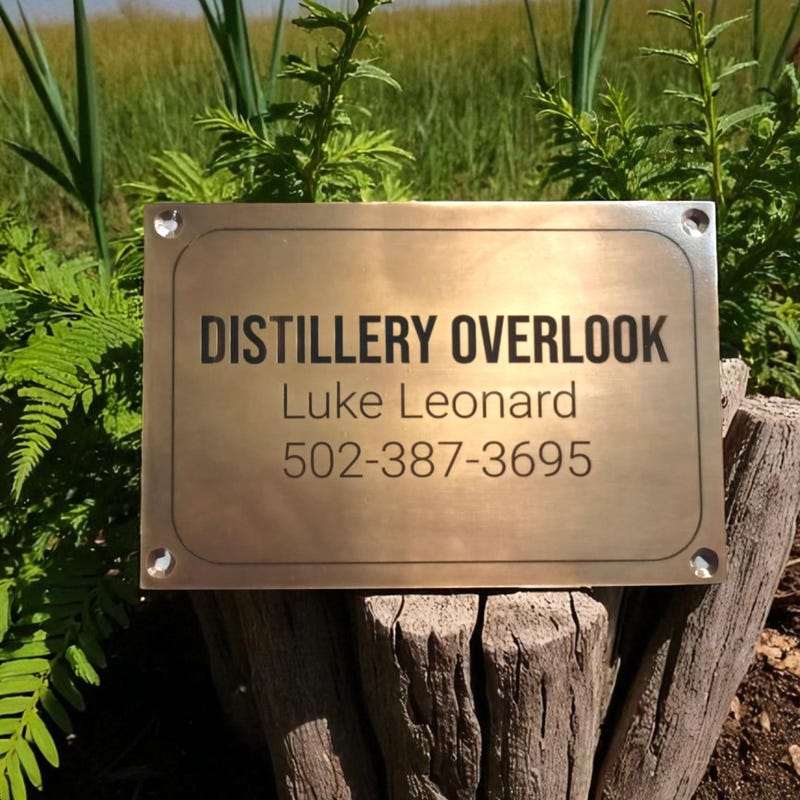 Custom Brass Plaques - Etsy