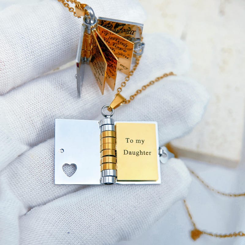 Book Locket - Etsy
