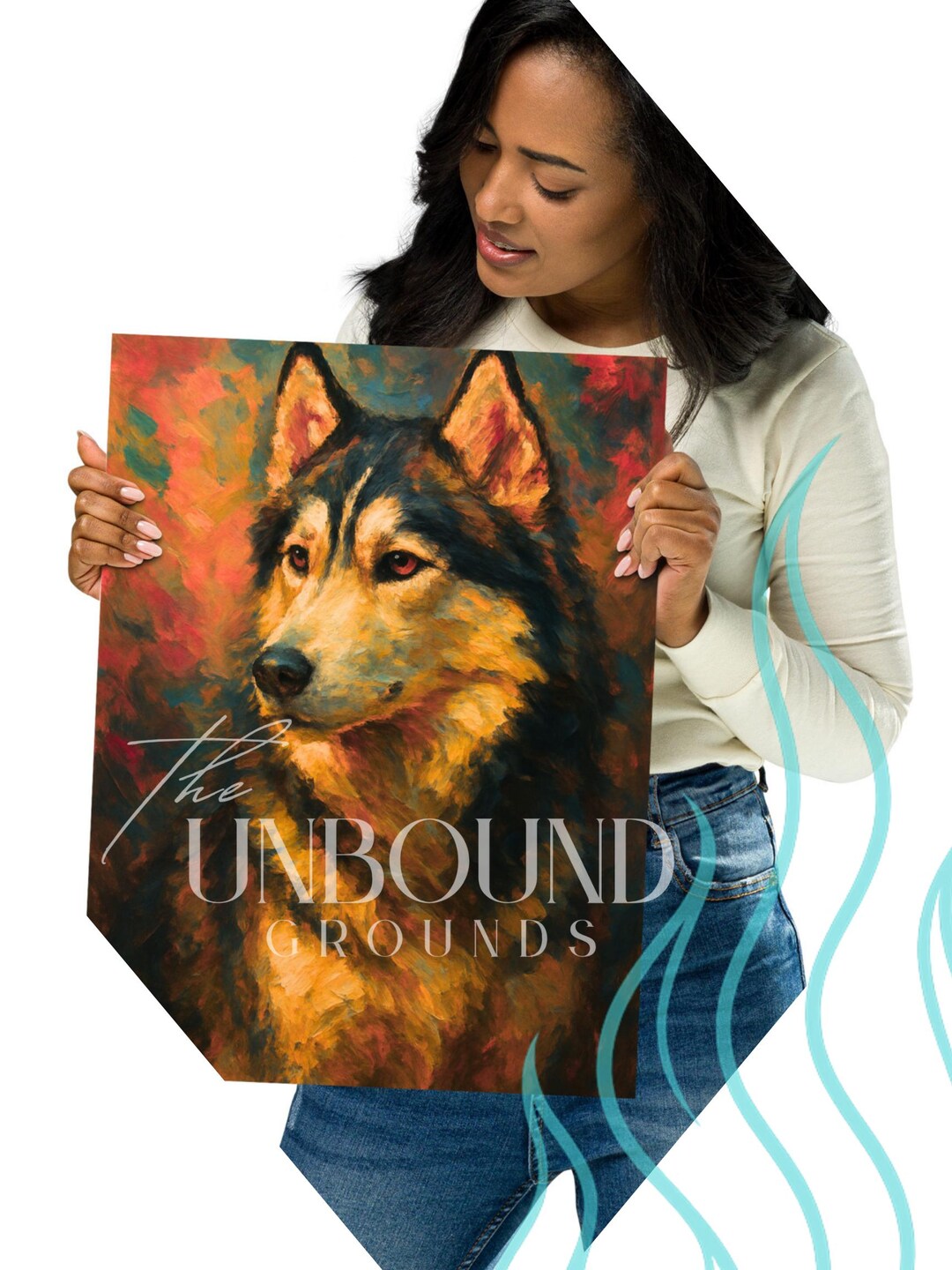 Husky - Matte Poster Print - Etsy