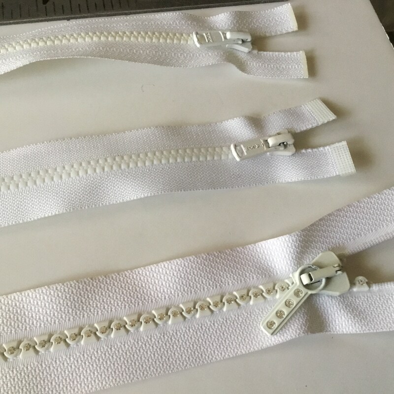 White Zipper - Etsy
