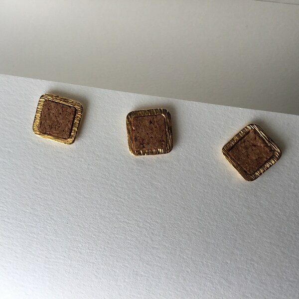 Cork Buttons - Etsy
