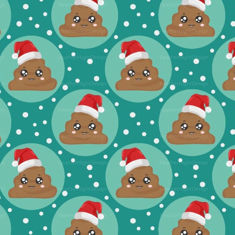 Poop Emoji Santa Hat - Etsy