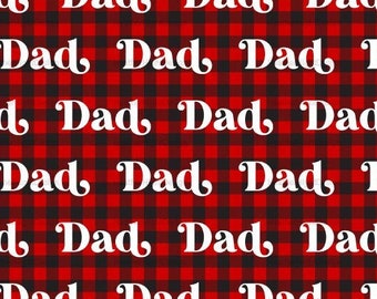 Love Hearts for Dad Fabric Micro Scale Daddys Girl by Littlearrowdesign ...