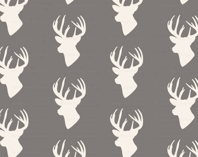 Stags Hunt Fabric Multi Buck and Arrow Stack Rustic Woods by ...