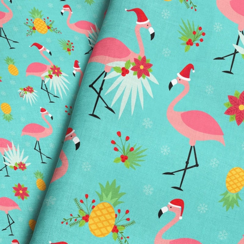 Flamingo Fabric - Etsy Canada