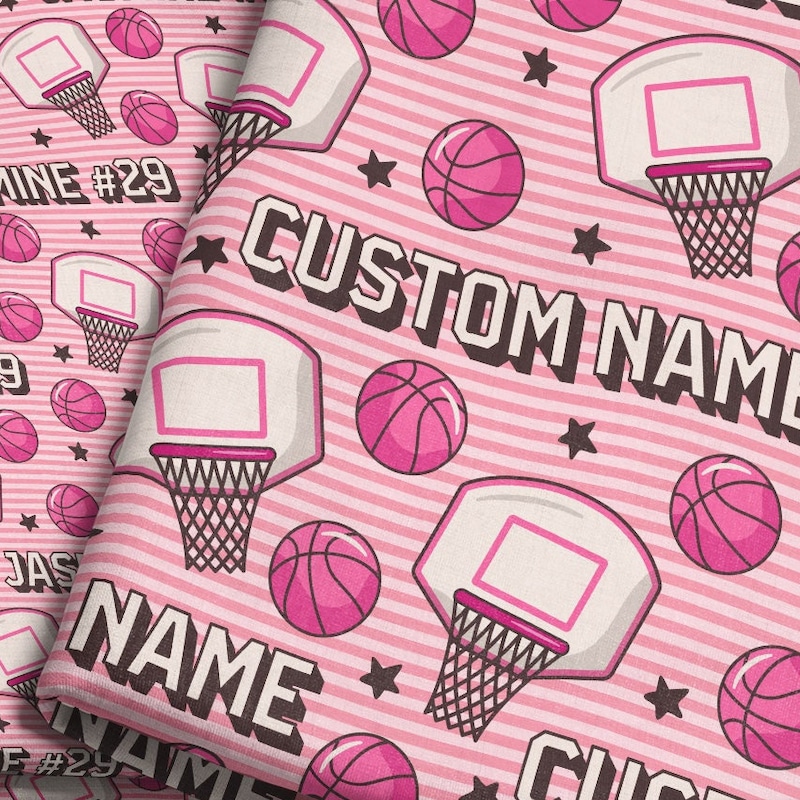 Pink Basketball Quilt - Etsy