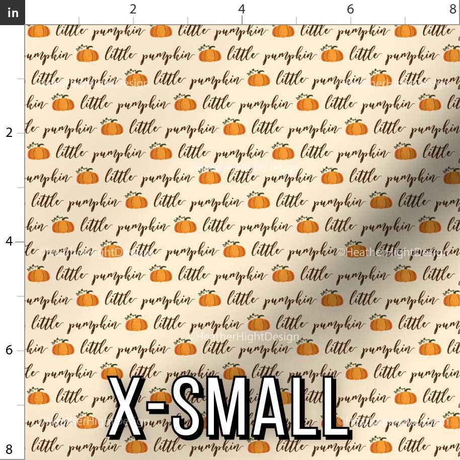 Little Pumpkin Fabric by the Yard / Girls Autumn Thanksgiving Fabric ...