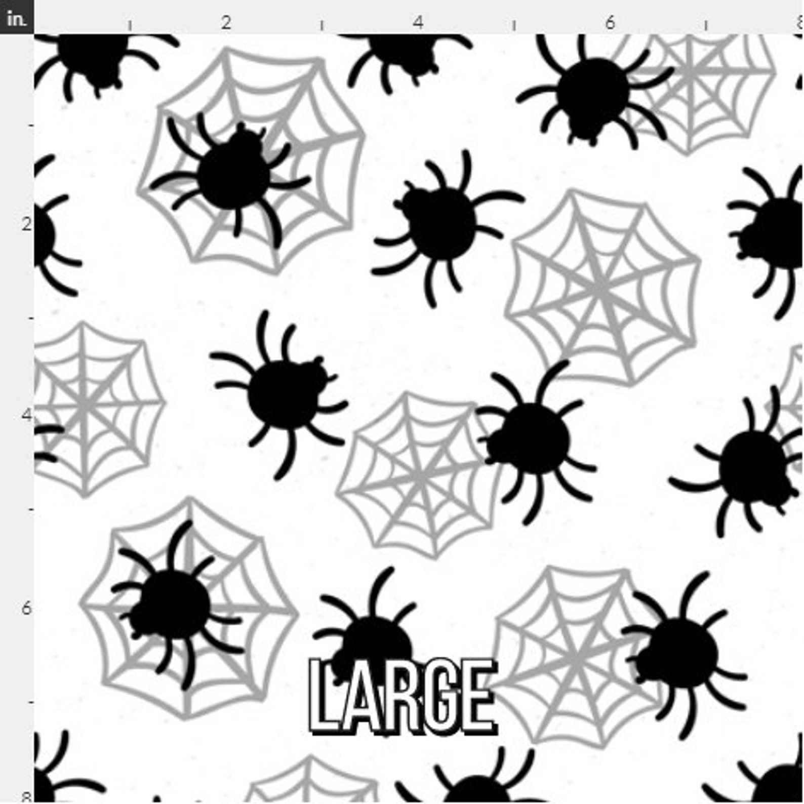 Halloween Spider Fabric By The Yard / Spider web Fabric / Kids | Etsy