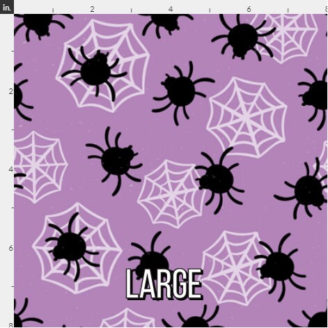 Halloween Spider Fabric By The Yard / Spider web Fabric / Kids | Etsy