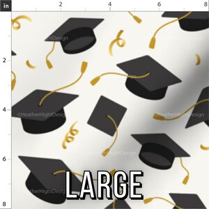 Graduation Fabric by the Yard / Grad Celebration Fabric / Graduation ...