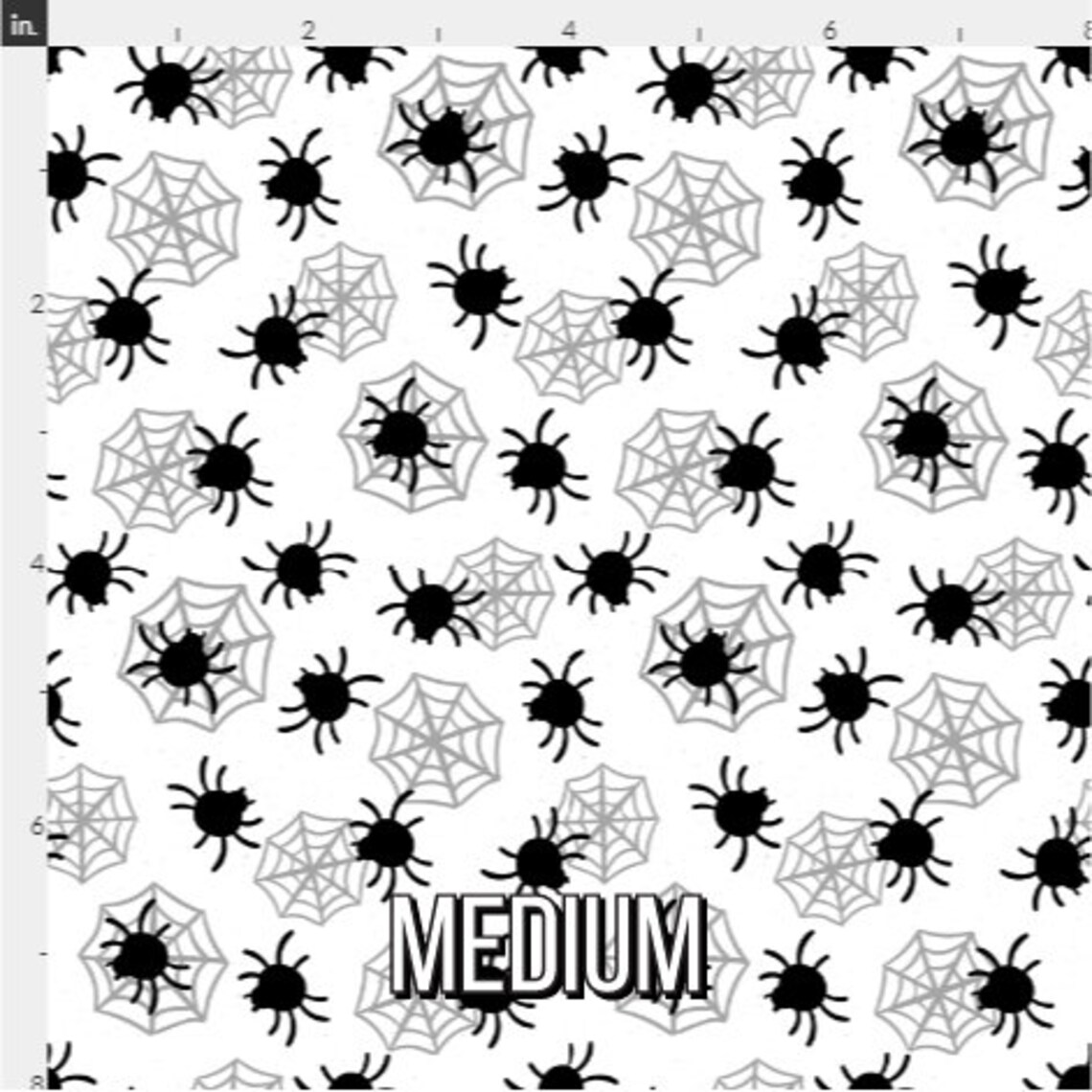 Halloween Spider Fabric By The Yard / Spider web Fabric / Kids | Etsy