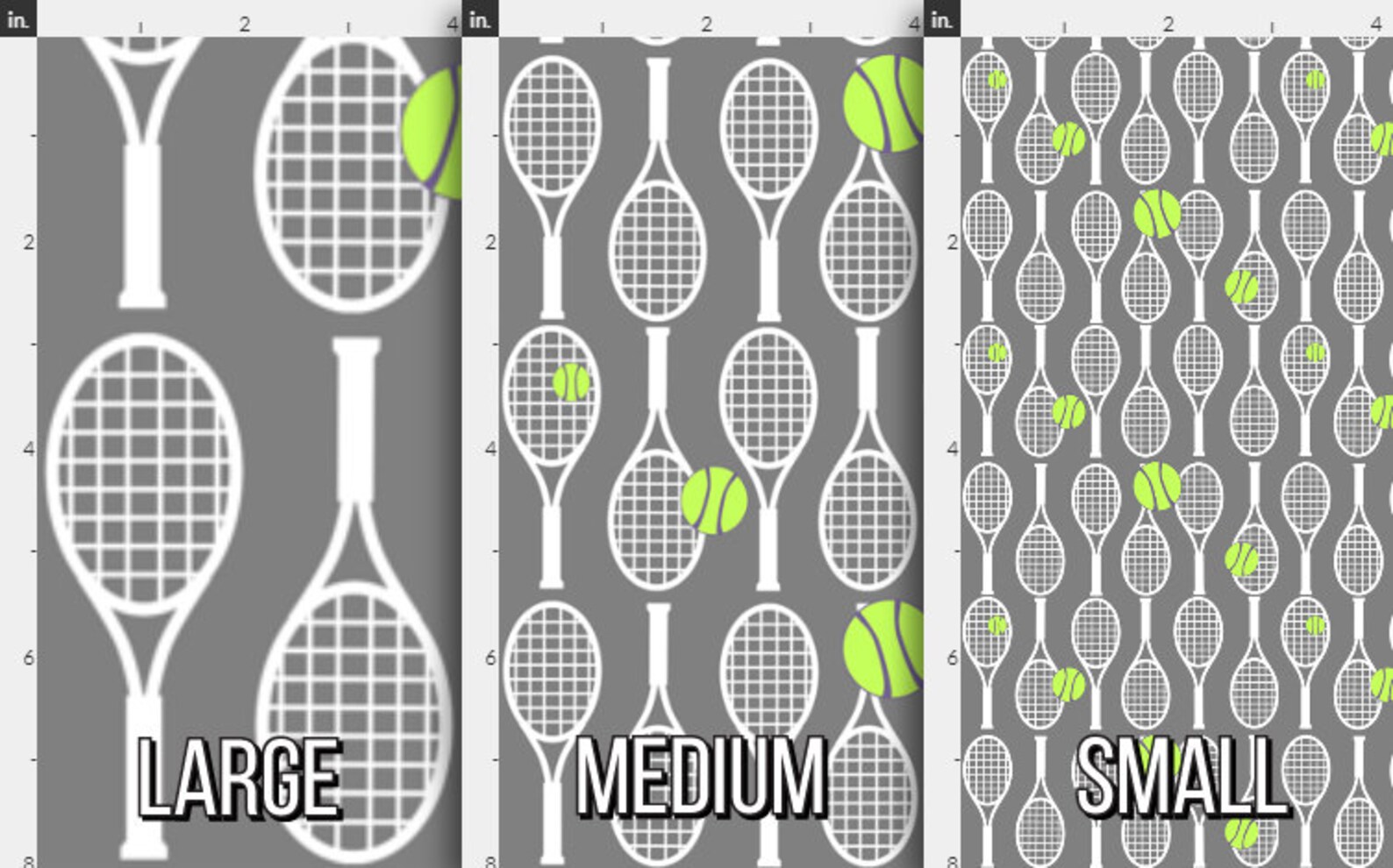 Tennis Racket Fabric by the Yard Sports Fabric Tennis | Etsy