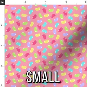 Jelly Bean Easter Fabric by the Yard Rainbow Easter Holiday Jelly Bean ...