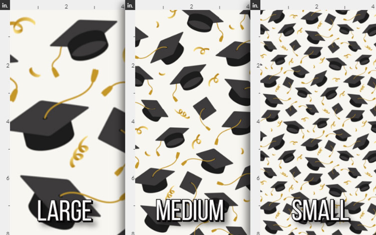 Graduation Fabric by the Yard / Grad Celebration Fabric / - Etsy