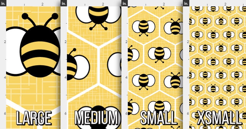 Bee Fabric by the Yard / Bumblebee Fabric / Honeycomb Fabric / - Etsy