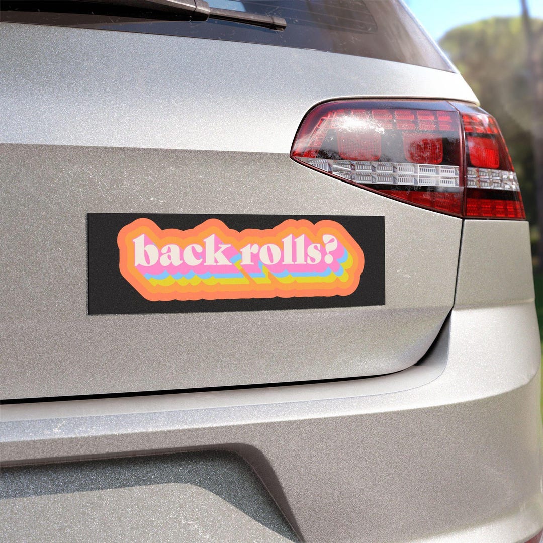 Rupaul's Drag Race Back Rolls? Alyssa Edwards Car Magnet Bumper Sticker ...