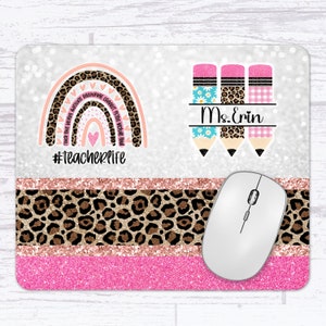 Teacher Mouse Pad, Personalized Mouse Pad, Teacher Gift, Back to School ...