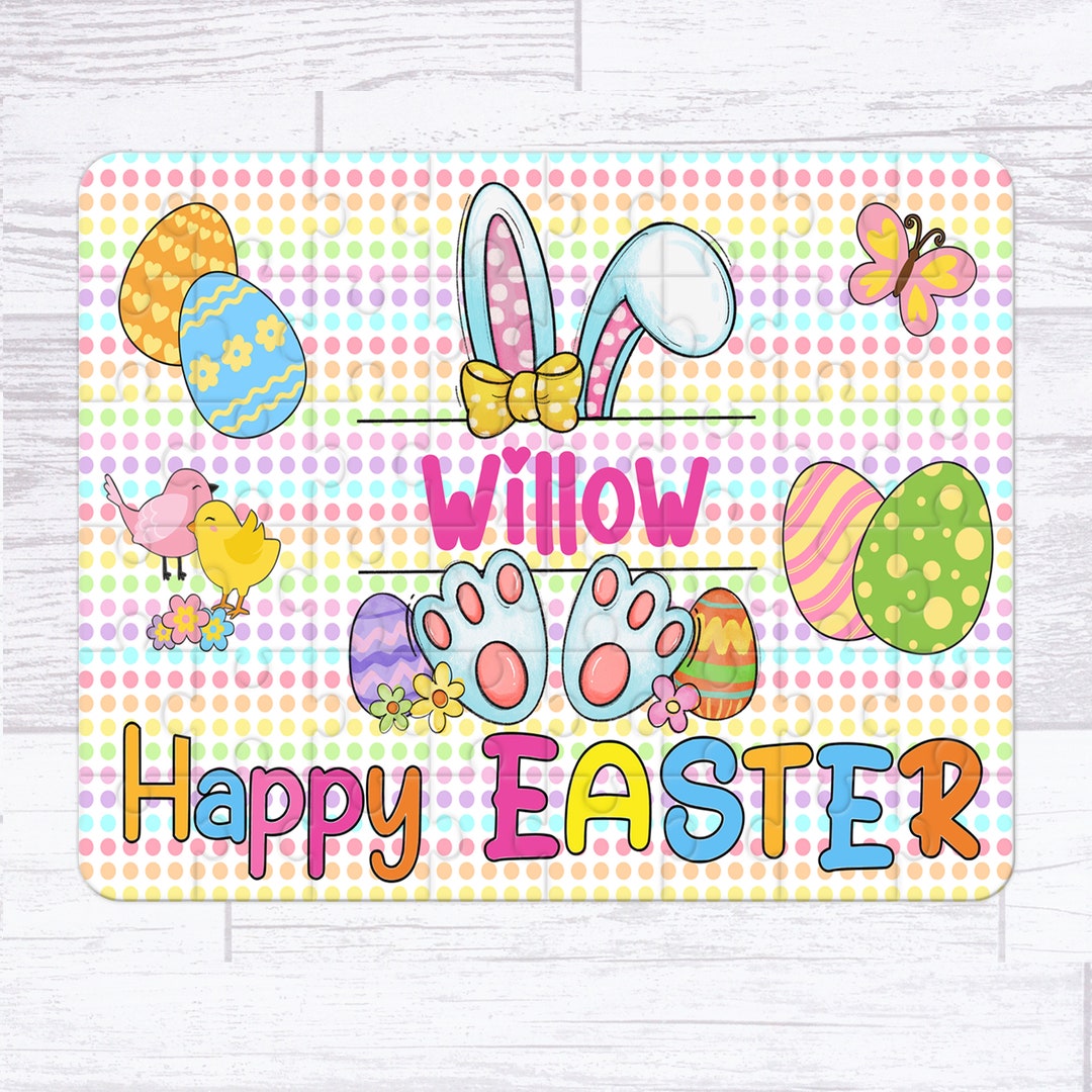 Personalized Easter Puzzle, Kids Easter Gift, Easter Basket Fillers for ...