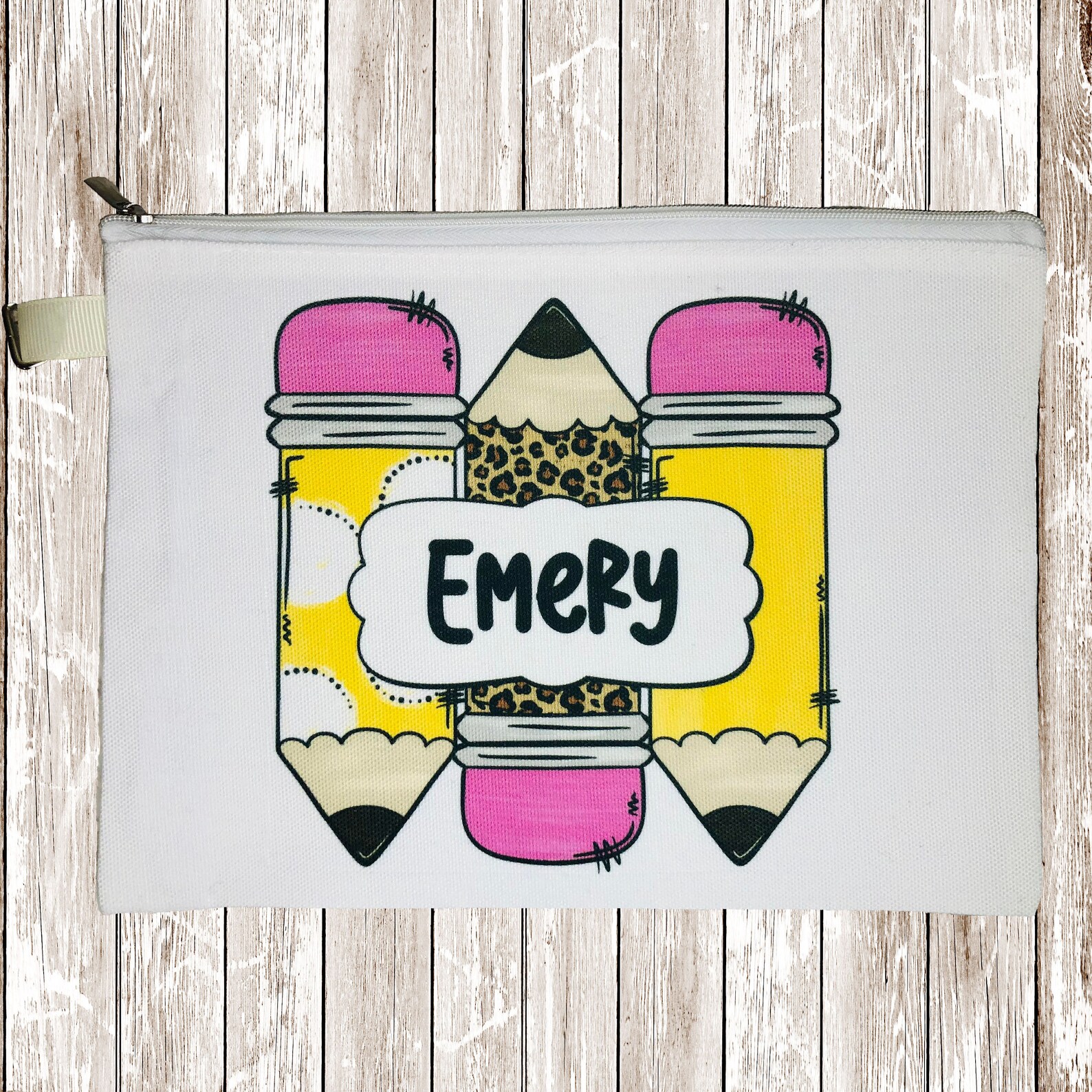 Personalized Pencil Pouch Kids School Supply Pencil Pouch - Etsy