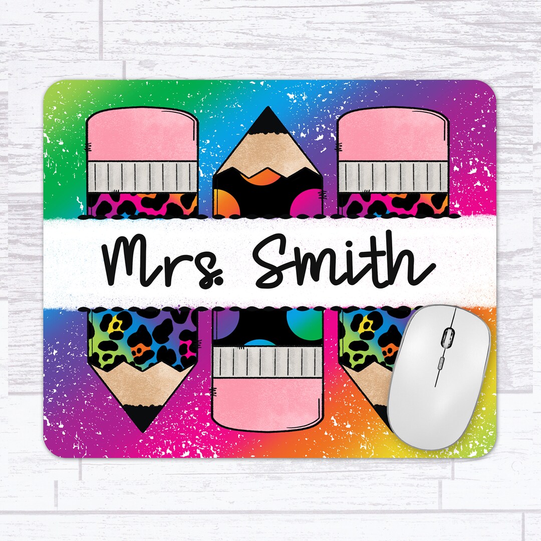 Teacher Mouse Pad, Personalized Mouse Pad, Teacher Gift, Back to School ...