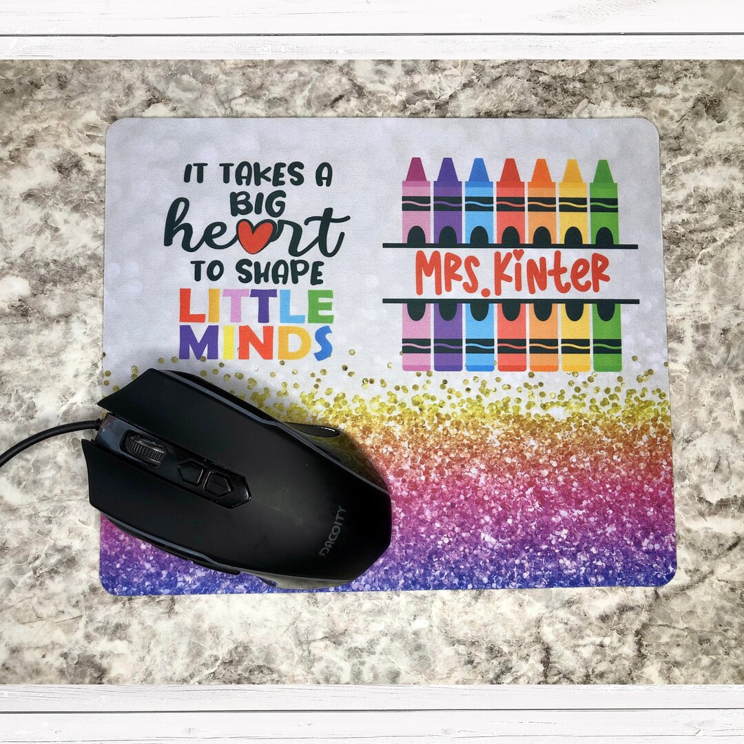 Teacher Mouse Pad Personalized Mouse Pad Teacher Gift Back - Etsy