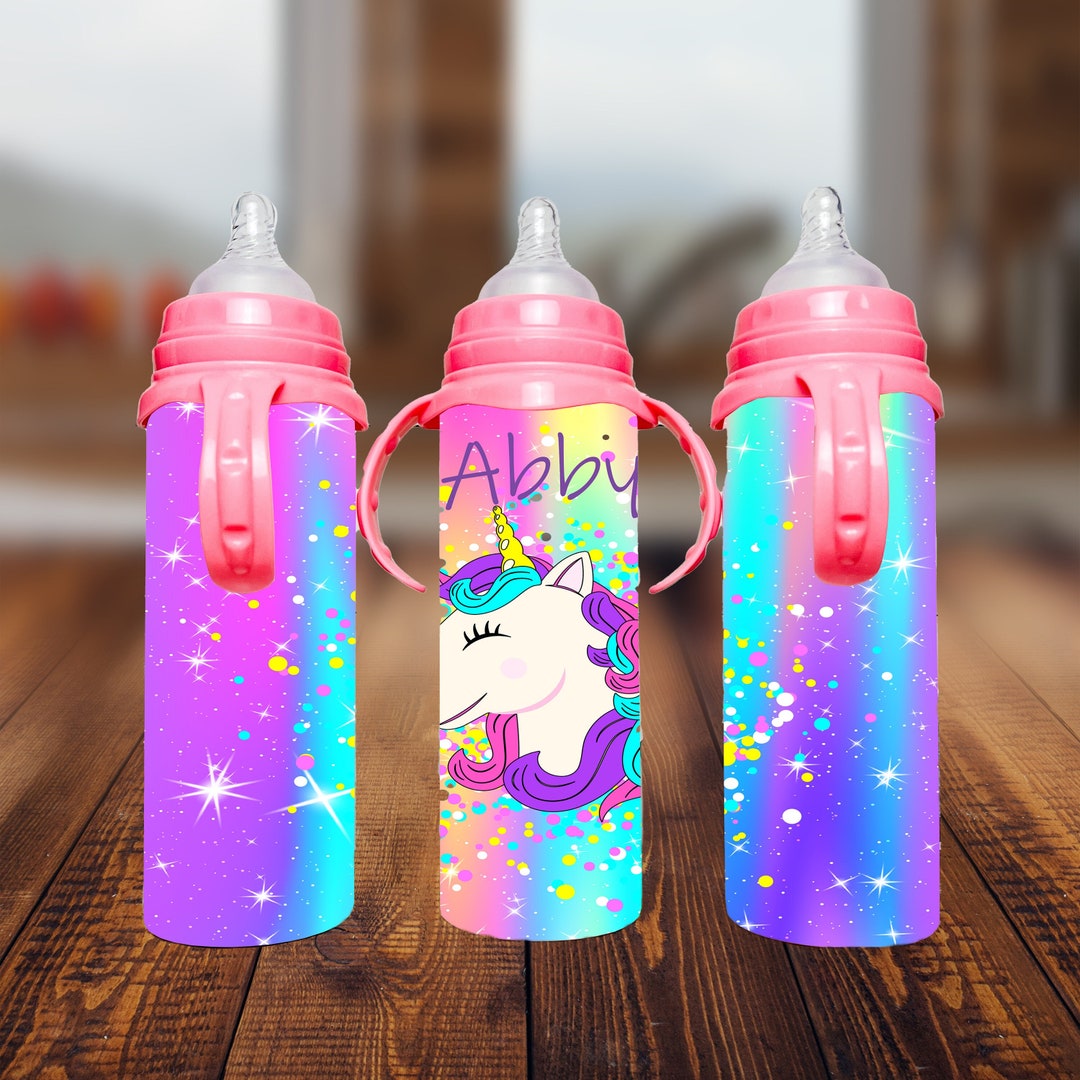 Personalized Baby Bottle Tumbler, Baby Shower Gift, Baby Girl Bottle ...