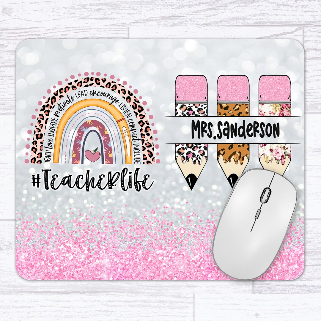 Teacher Mouse Pad, Personalized Mouse Pad, Teacher Gift, Back to School ...