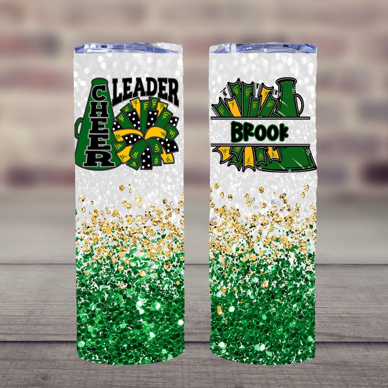 Green and Gold Cheer Wrap - Etsy