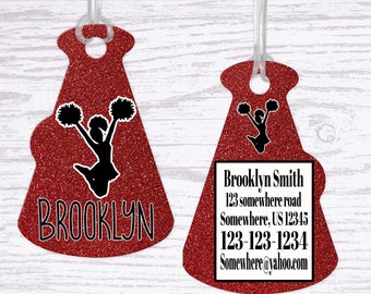 Cheerleader Megaphone Bag Tag, Cheer Bag Tag, Megaphone Bag Tag ...