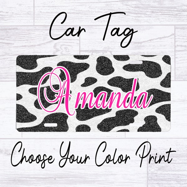 Personalized Car Tag - Etsy