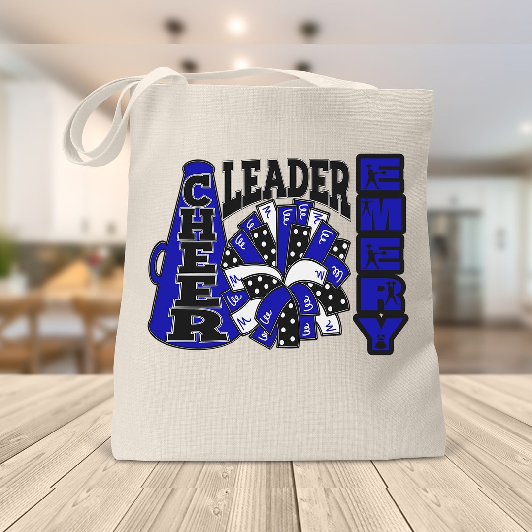 Cheer Bag, Cheerleader Tote Bag, Personalized Cheer Bag, Custom Cheer ...