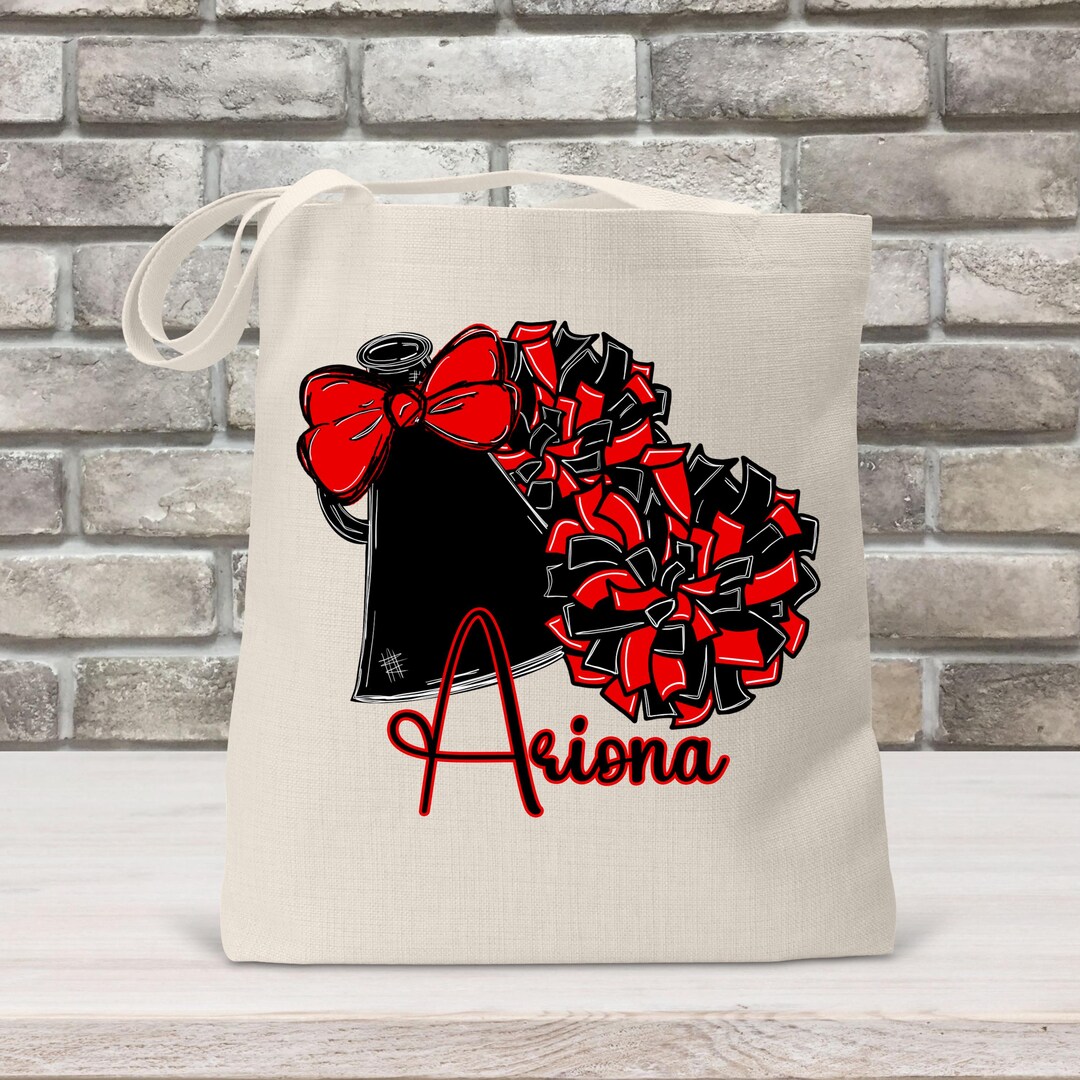 Cheer Bag, Cheerleader Tote Bag, Personalized Cheer Bag, Custom Cheer ...