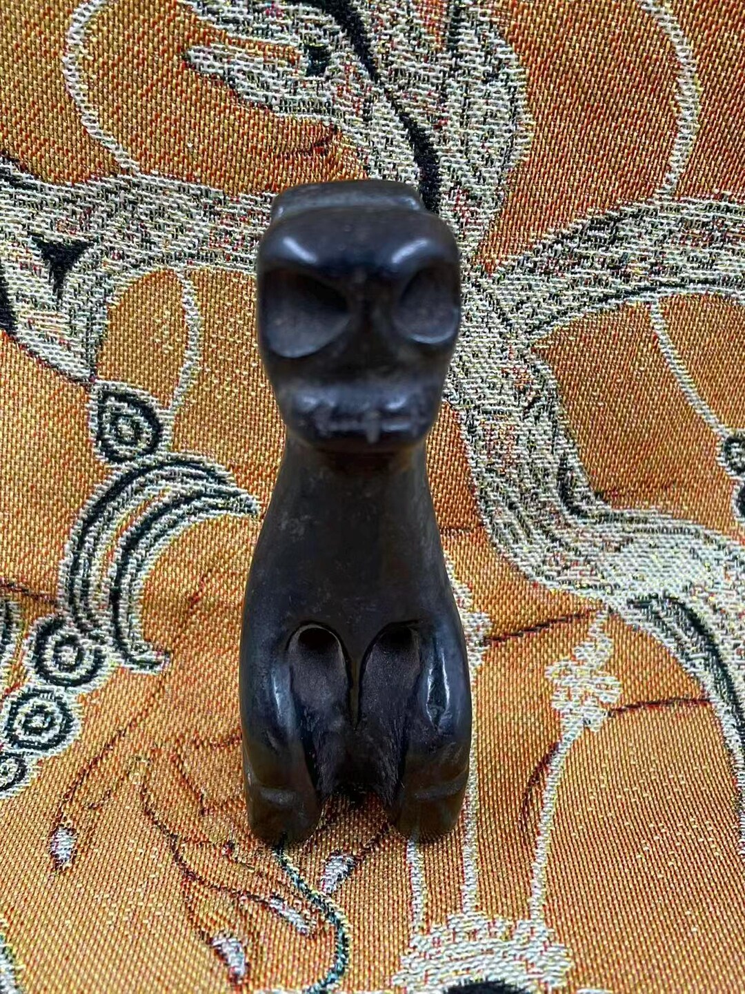 Natural Unique Meteorite Ancient Human Skeleton Skull Jade Good Luck ...