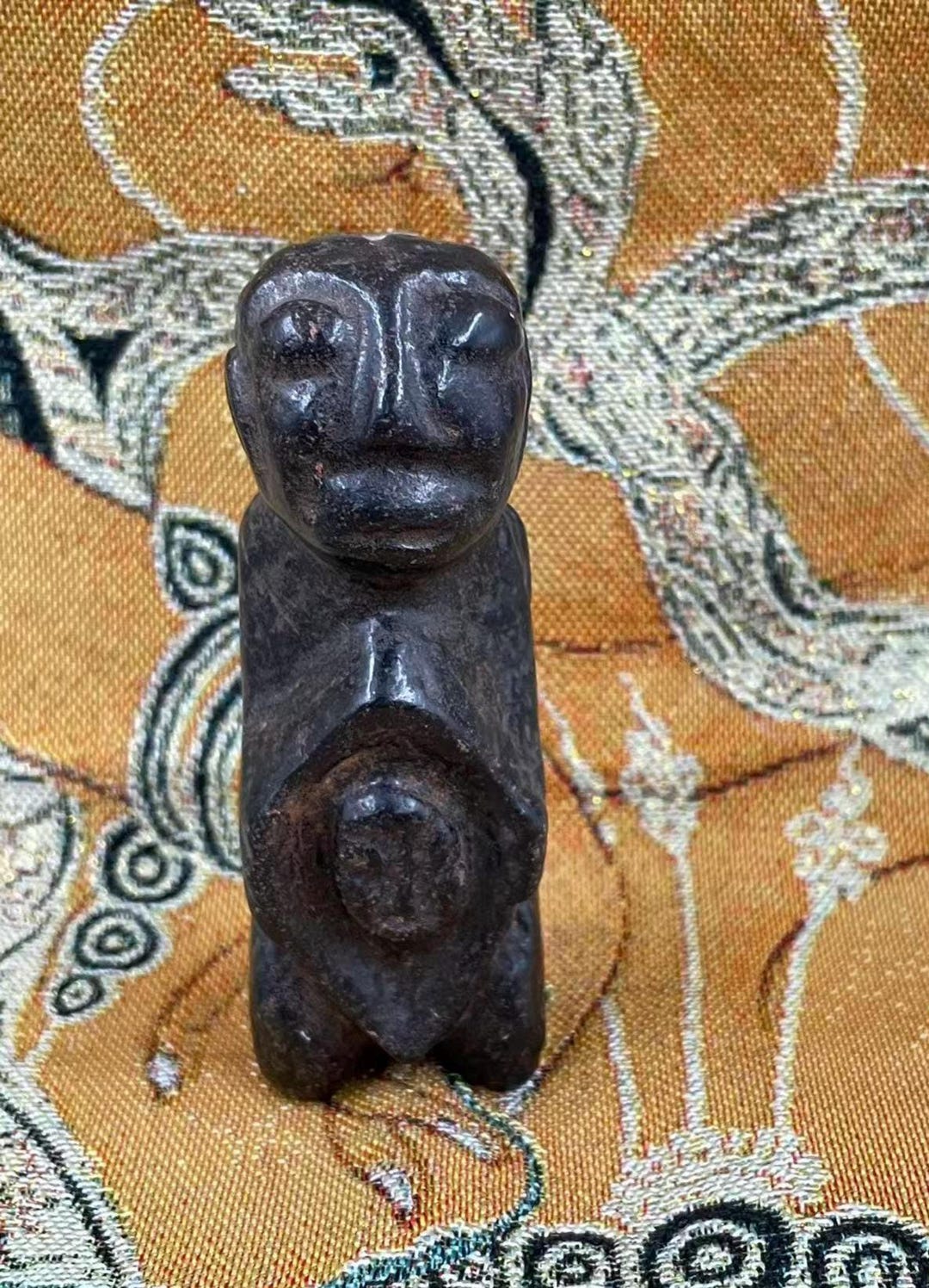 Exquisite Natural Meteorite Ancient Human Skeleton Skull Jade Good Luck ...