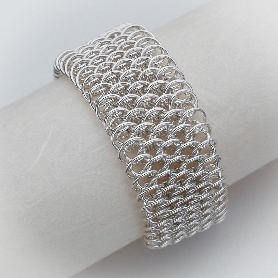 Dragon Scale Chain Maille Bracelet - Etsy
