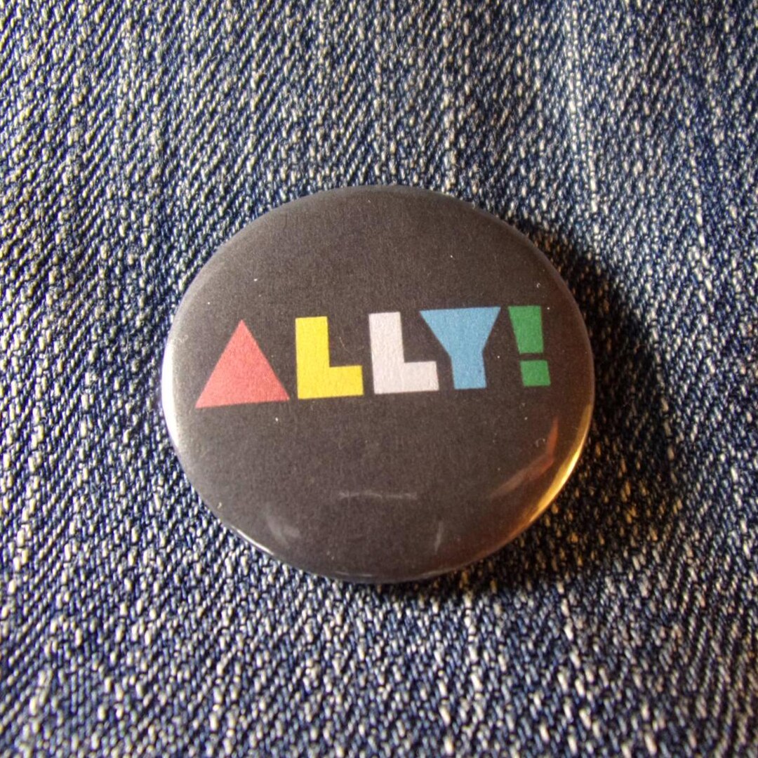 Disability Pride ‘ally’ Handmade Pin Badge - Etsy