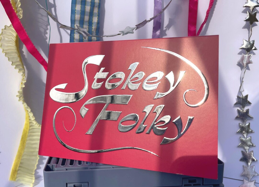 Wholesale Pricing: Stokey Folky Greetings Card A6 With Silver Envelope ...