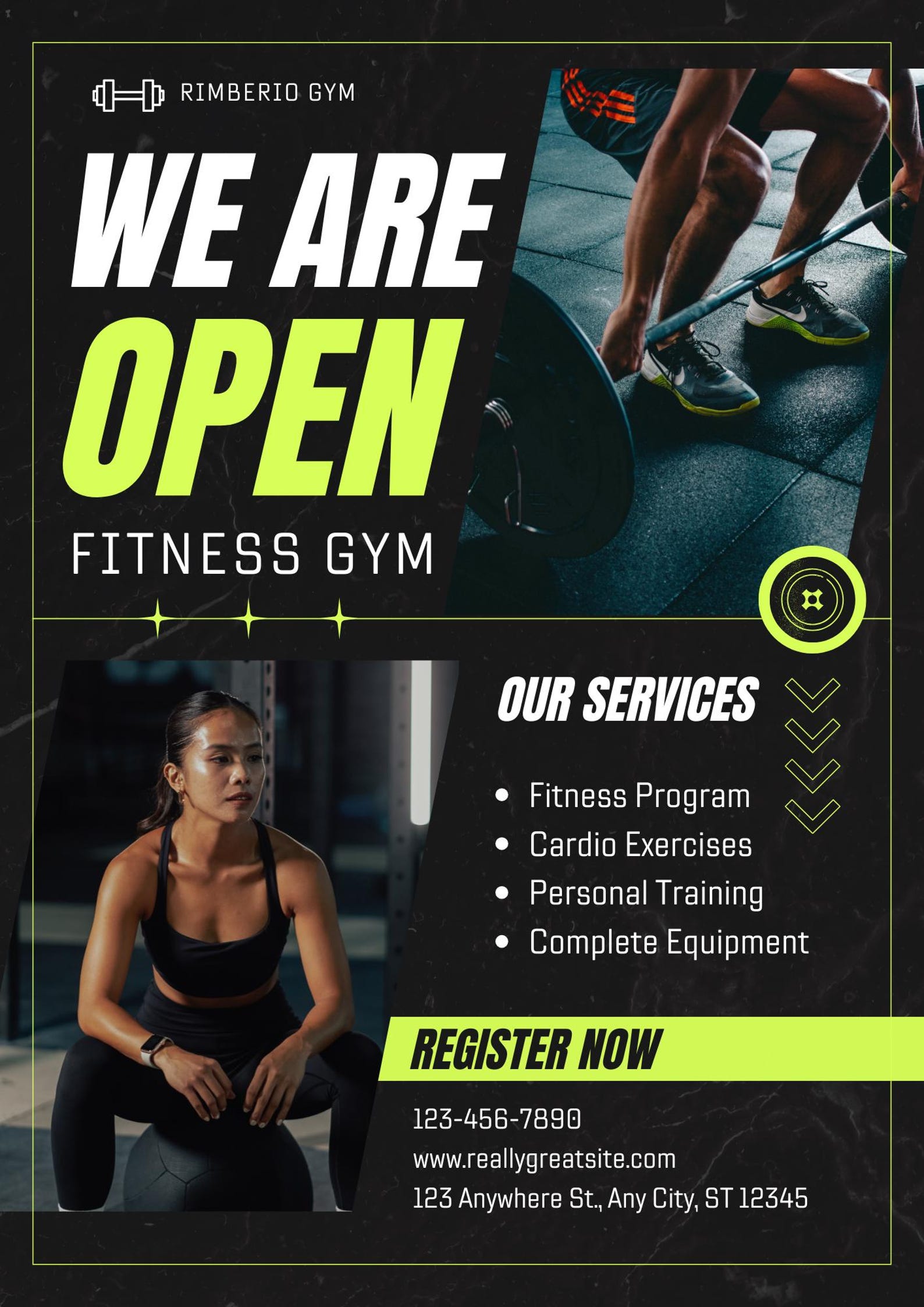Gym Flyer - Etsy