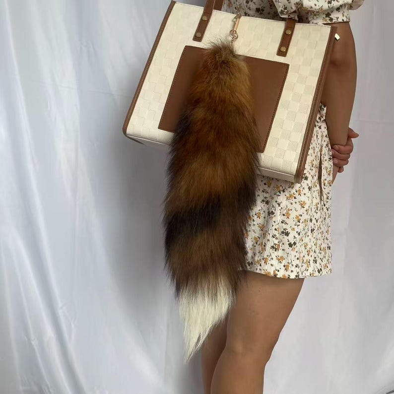 18” Big Fox Tails Therian Tails Ethical Taxidermy Tail Cosplay: Brown ...